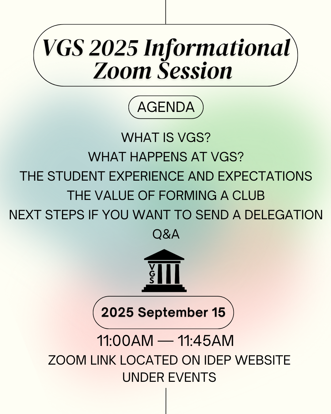 VGS 2025 Informational Zoom Session - Political Science - Virginia ...